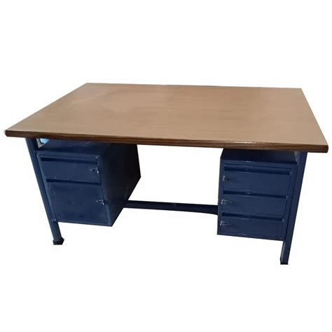 Teak Wood Rectangular Wooden Office Tables With Storage At Rs 5000 In