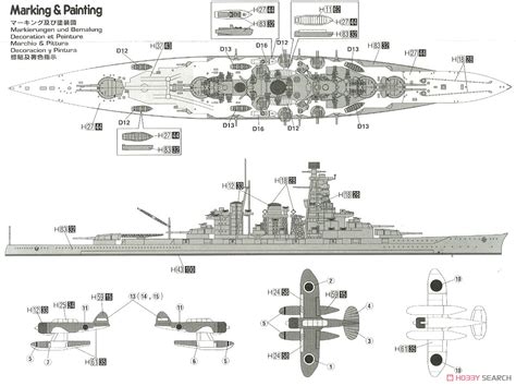 日本海軍高速戦艦 榛名 プラモデル 画像一覧