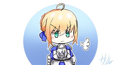 Fategrand Order Girl Sd Sd 세이버 Pixiv