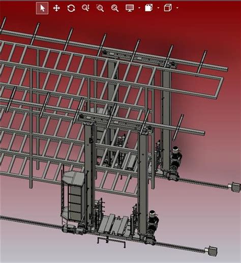 miniload料箱自动化立体库智能仓库高速堆垛机3d模型下载 制造云