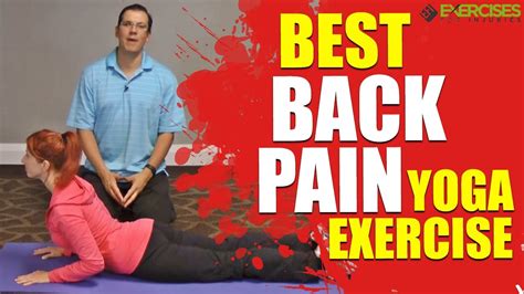 Best Back Pain Yoga Exercise Youtube