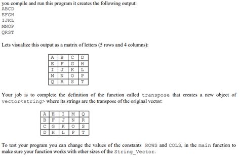 Solved This Is A Two Part Programming Exercise In C Chegg Com