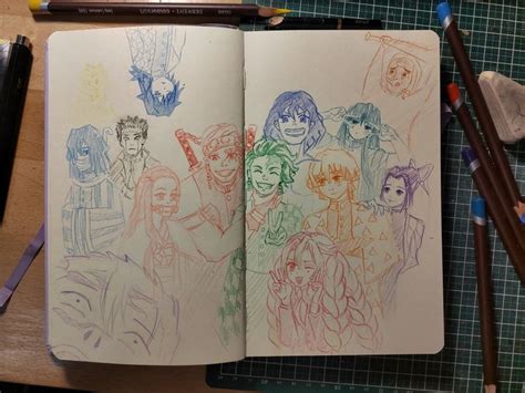 Клинок рассекающий демонов рисунок