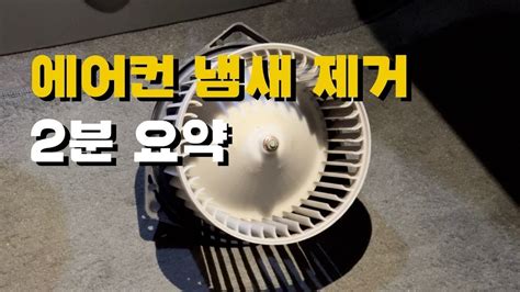 자동차 에어컨 냄새 제거 꿀팁 블로우 모터 팬 청소 방법 2분 요약 Diy Youtube