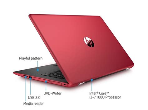 HP 15 Series Laptop 15 HD Touch I3 2TB RED