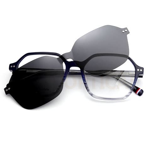 Axg027 Acetate Optical Frame With Polarized Magnetic Sunglasses For Men