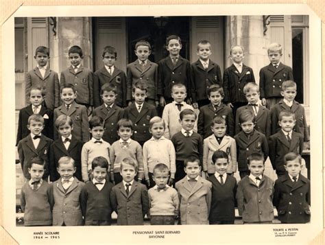 Photo De Classe 10° De 1964 Collège Saint Bernard Copains Davant