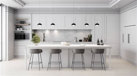 나무 주방 캐비닛 벽 캐비닛이있는 주방 레이아웃 나무 바닥이 있는 3d 렌더링 주방 인테리어 평면도 고화질 사진 사진 내부 배경 일러스트 및 사진 무료 다운로드