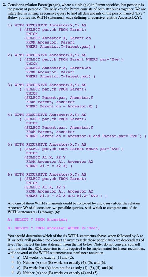 Consider Relation R A Containing A Set Of Chegg