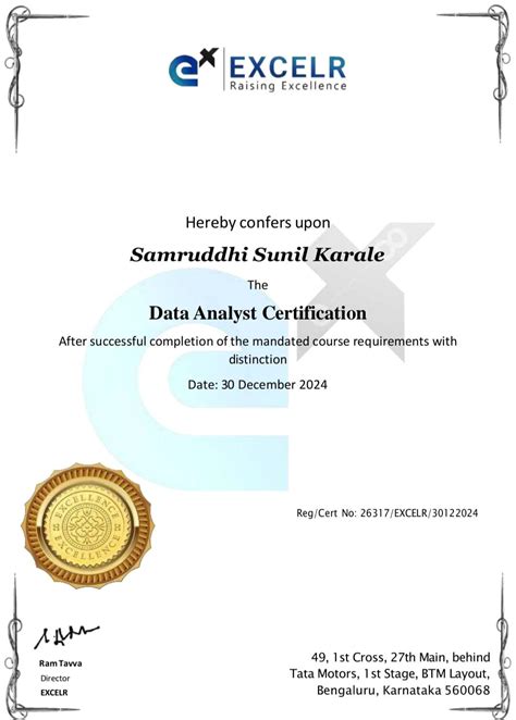 Excited To Share That I Have Earned The Data Analyst Certification