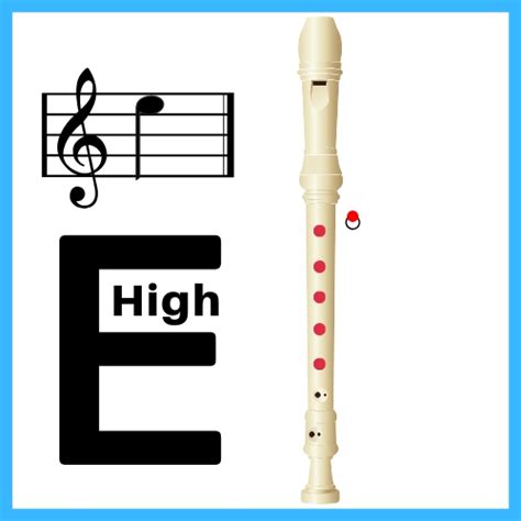 High E On Recorder Recorder Notes