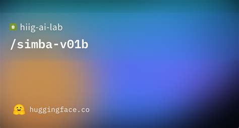 Hiig Ai Lab Simba V01b · Hugging Face