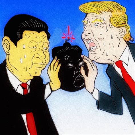 米中首脳会議 マッタリたけし（木住野武） さんのイラスト ニコニコ静画 イラスト