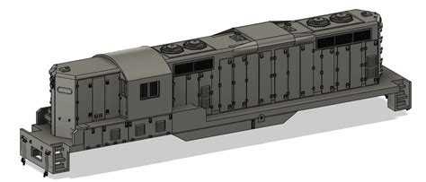 N Scale Emd Gp10 Phase 2 With Patched Db Locomotive Shell Cmr Products