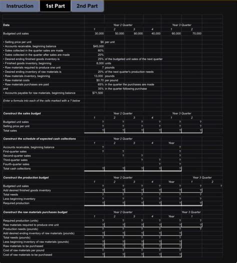 Solved Begin Tabular Ccc Instruction And 1st Part And 2nd