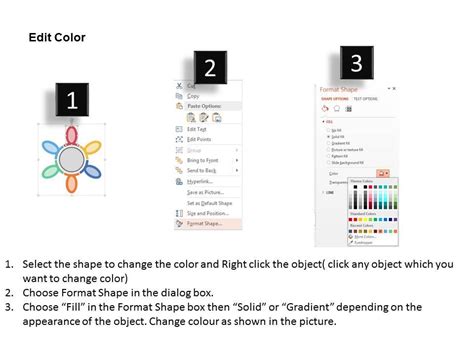 Six Staged Process Circle Diagram Flat Powerpoint Desgin PowerPoint Design Template Sample