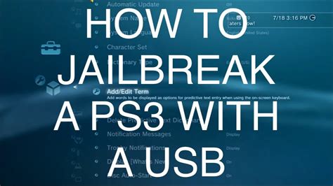 how to jailbreak your ps3 with a usb on 4 80 bo2 mod menus no