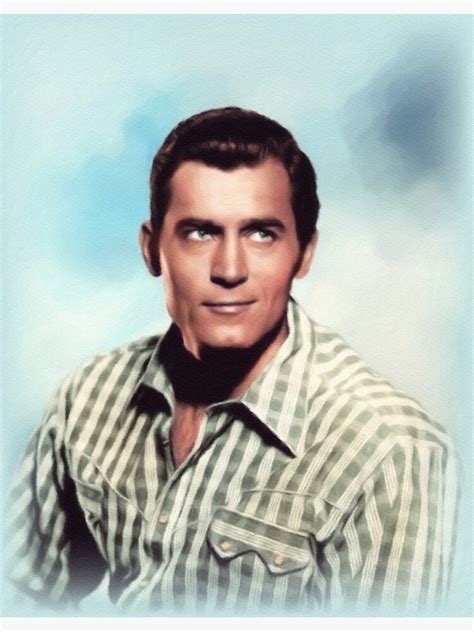 Clint Walker Movie Star Sticker For Sale By Hollywoodize Redbubble
