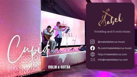 Cupid Violin And Guitar Youtube Music