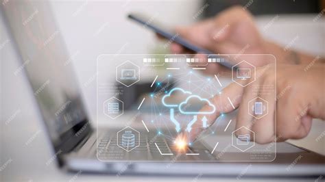 Premium Photo Cloud Computer Technology And Storage Online For Computer Business Network Ideas