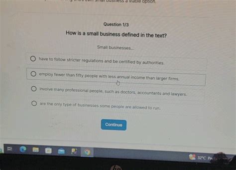 Question How Is A Small Business Defined Studyx