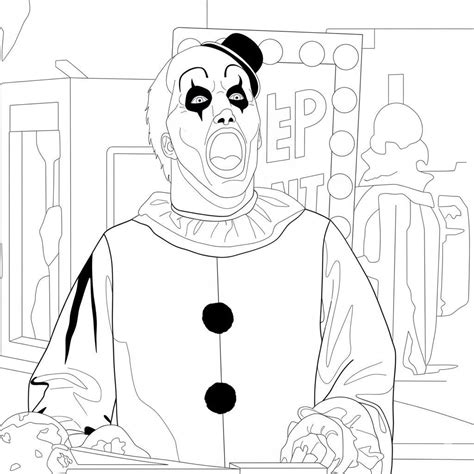 Coloring Pages Art The Clown 2025