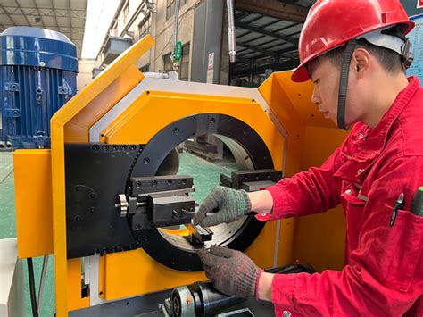 파이프 절단 및 경사지는 기계 제조업체