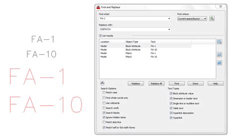 Solved Confused With Find And Replace Autodesk Community