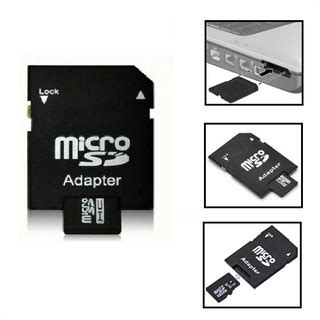 Jual Adaptor Memory Microsd Micro Sd Card Adapter Sambungan Dudukan Coverter Memori Kamera