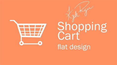 Shopping Cart Flat Design