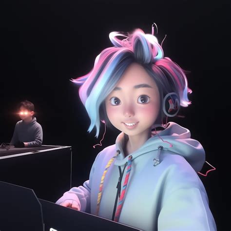 Premium Photo A Woman With A Laptop Generative Ai