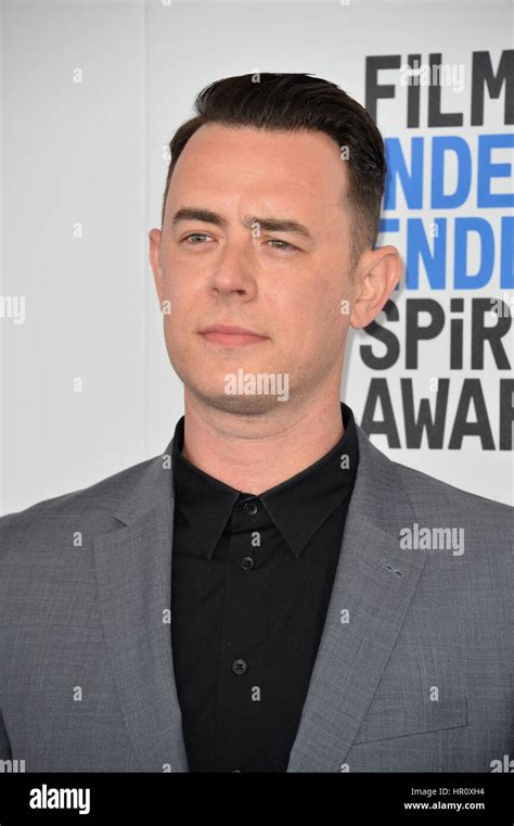 Santa Monica California Usa 25th February 2017 Actor Colin Hanks At
