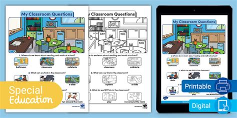 Life Skills Classroom Comprehension For Special Education
