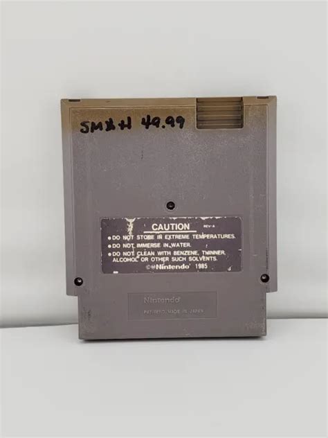 Super Mario Bros 3 Nintendo Entertainment System 1990 Nes Autentico