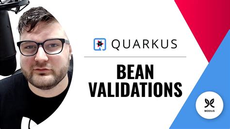 How To Validate Data In Quarkus With Bean Validations Youtube