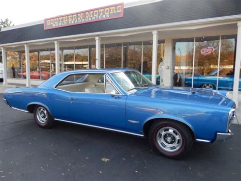 Pontiac GTO Barrier Blue Tri Power Speed Car Classic Pontiac GTO For Sale