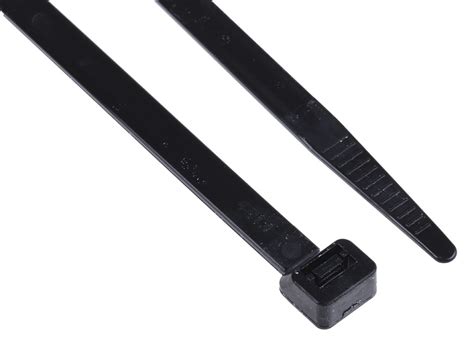 Rs Pro Black Nylon Cable Tie 300mm X 7 6 Mm Rs Components Indonesia