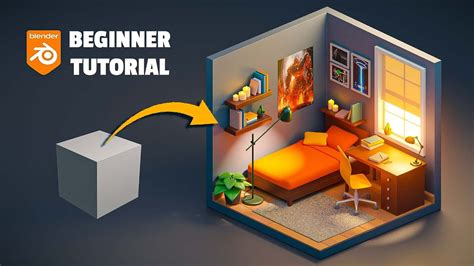 Isometric 3D Room In Blender Beginner Tutorial YouTube