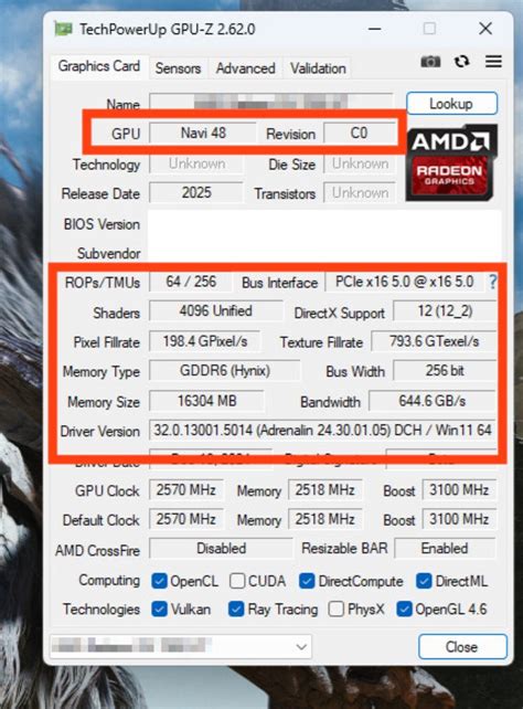 某厂 Rx 9070 Xt 测试版 Gpu Z 截图出炉，16gb显存，可加速至3 1ghz 发烧友