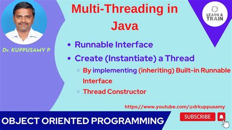 93 Runnable Interface Create A Thread In Multithreading In Java Youtube