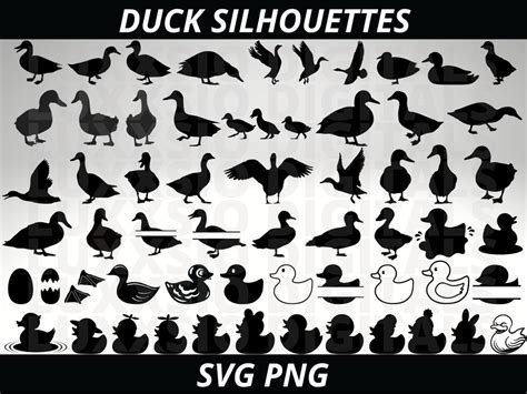 Duck Svg Rubber Duck Svg Duck Png Duck Hunting Svg Duck Prints Duck Cut File Rubber Duck