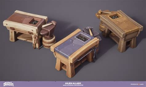 Artstation Project Dragon Unreleased Blacksmith Table Tier2