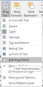 Tips Editing The Word Wrap Around Images With White Backgrounds