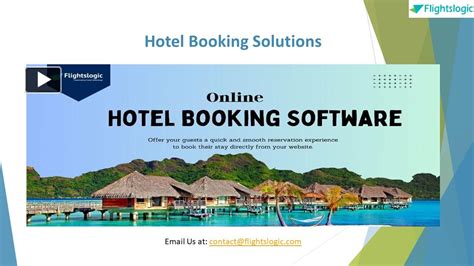 Ppt Hotel Booking Solutions Powerpoint Presentation Free To