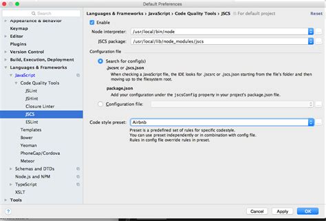 Figure 10 Enable Jscs Styling