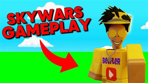 Roblox Bedwars Skywars Gameplay Youtube