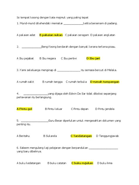 Latihan Kata Majmuk Pdf