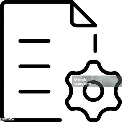 Config File File Document Icons Simple Vector Illustration Editable Stroke Stock Illustration Config File File Document Icons Simple Vector Illustration Editable Stroke Stock Illustration