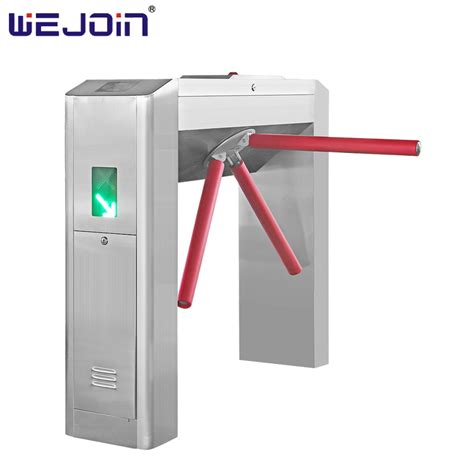 Face Recognition Pedestrian Access Control Full Automatic Tripod Turnstile Gate China Rfid