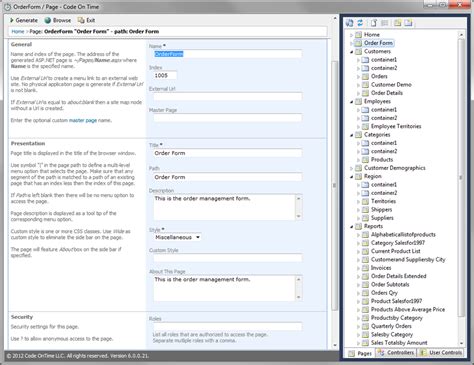 Code On Time Adding The Order Form Page